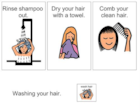 sequencing hair washing